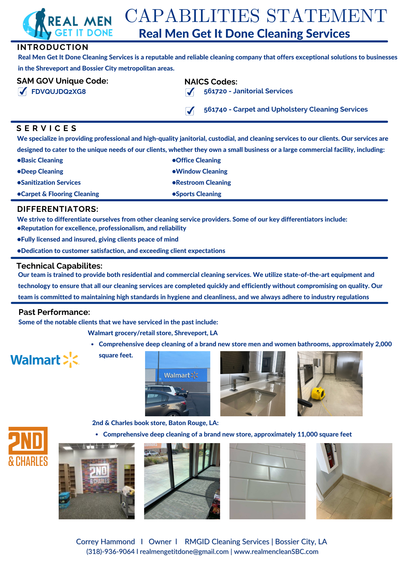 Commercial Cleaning - Real Men Get It Done | Cleaning Services